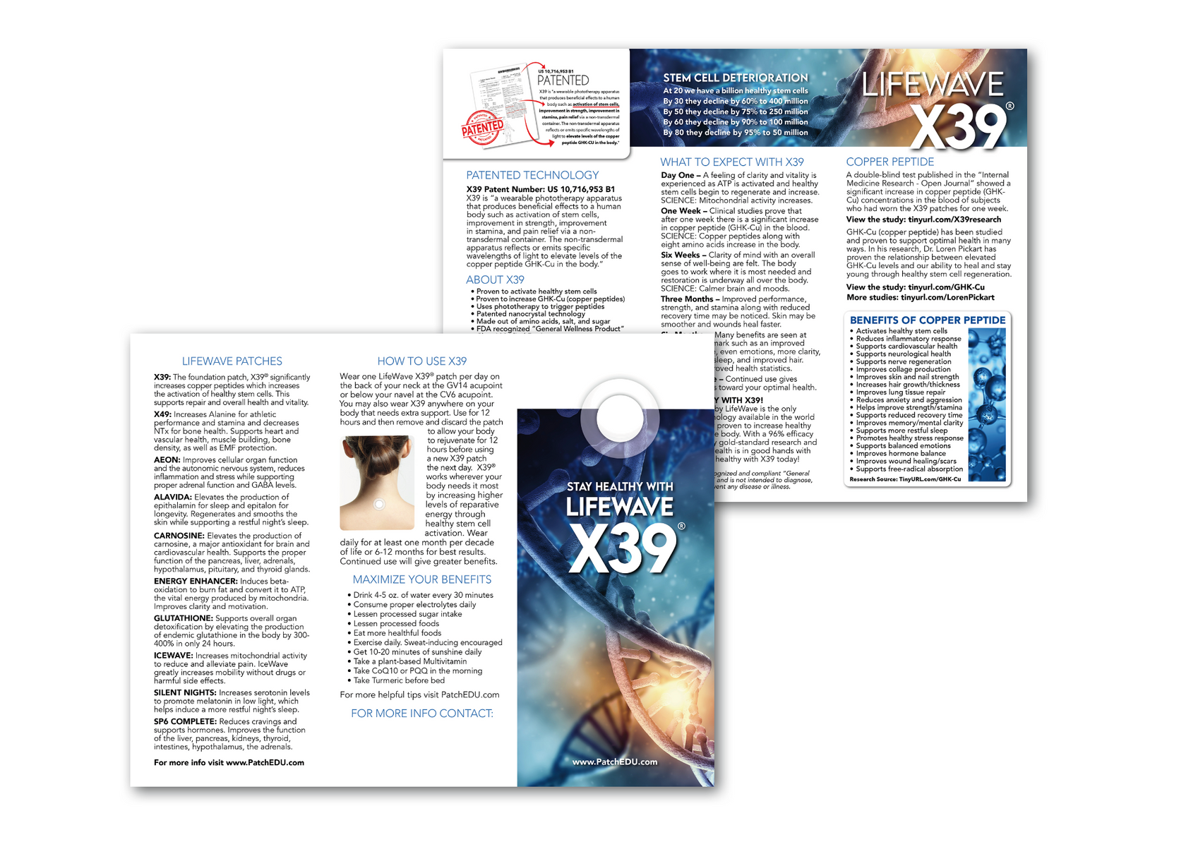Brochure – X39 Trifold (20 Pack) – PatchEDU