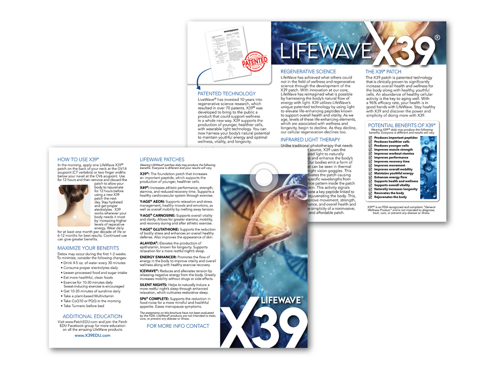 BRAND NEW! Brochure – X39 Trifold (20 Pack) – PatchEDU
